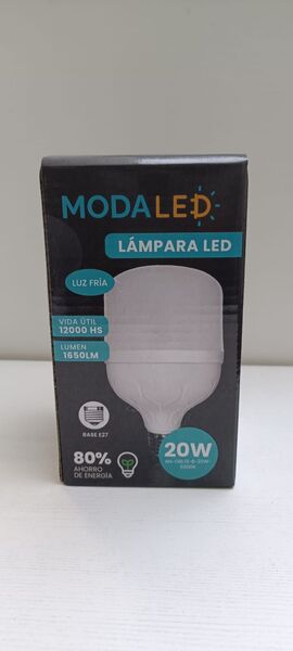 LAMPARA LED HI POWER MODALED 20W 0BL13-20W-6500K - Quemoda Bags ...